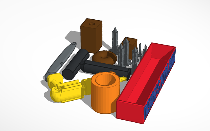 3D design Dean's toolbox - Tinkercad
