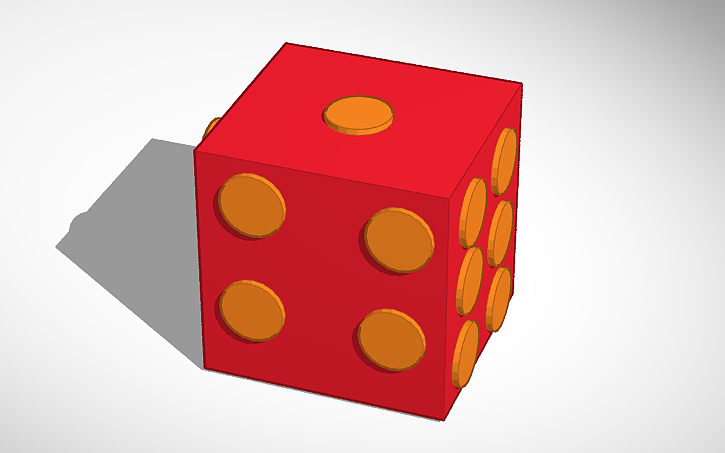 3D design Dado | Tinkercad