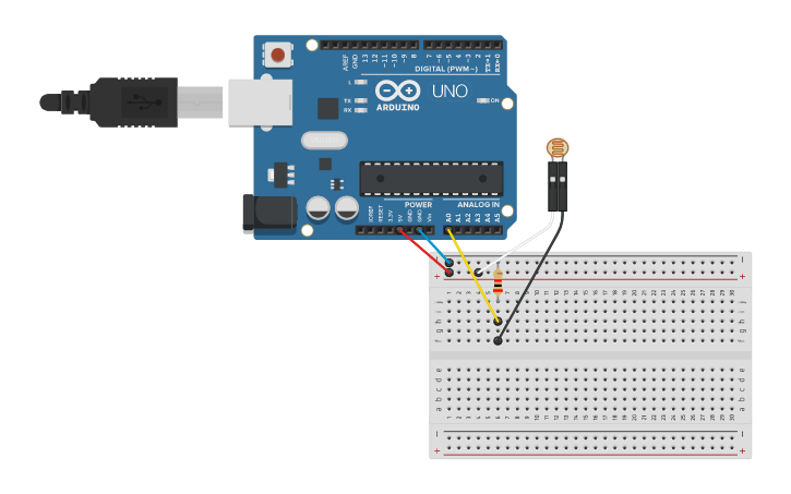 Circuit design Lantern_interactive_arduino - Tinkercad