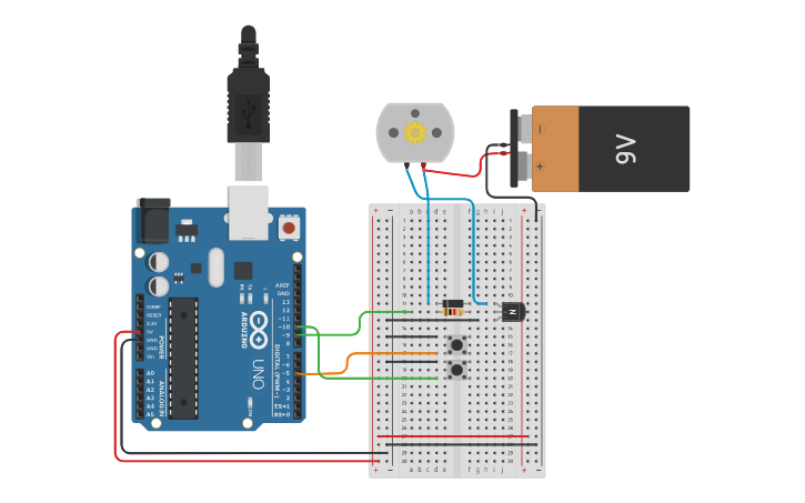 Circuit design Fall 2020 - Blender - Tinkercad
