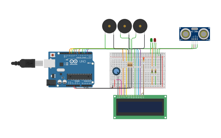 Circuit design Automatic Card Scanner - Tinkercad