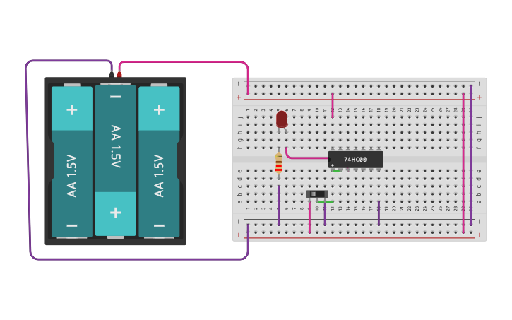 Circuit Design Not Gate Rahul Kumar Upadhyay Tinkercad 3672