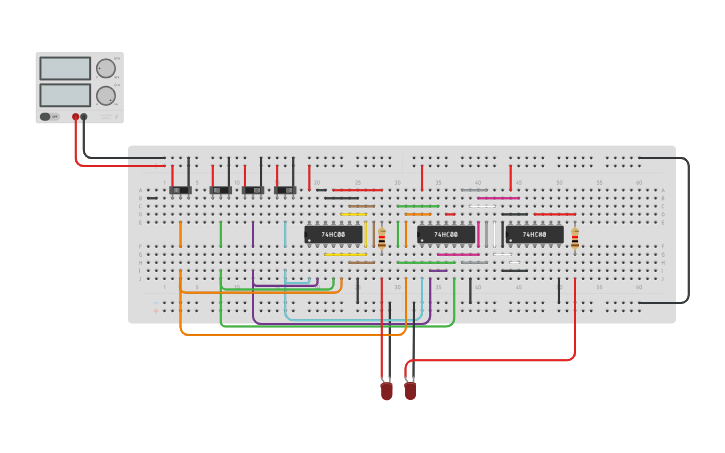Circuit design PLTW DE 2.2.2 - Tinkercad