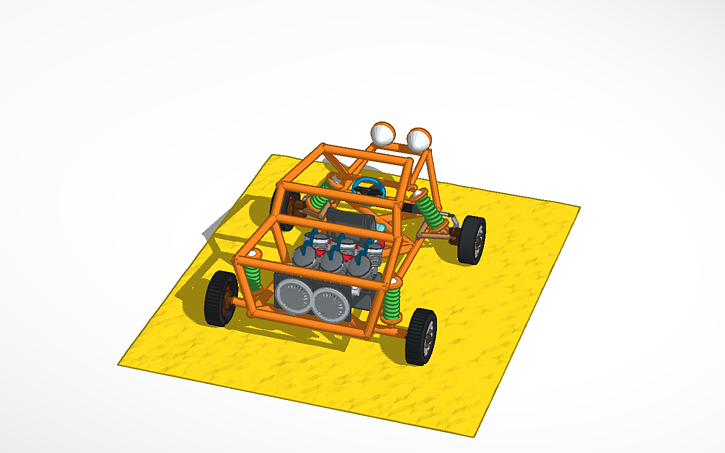 3D design Buggy project - Tinkercad