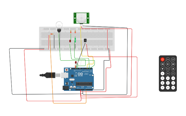 Circuit design Using multiple sensors - Tinkercad Circuit design Using multiple sensors - Tinkercad