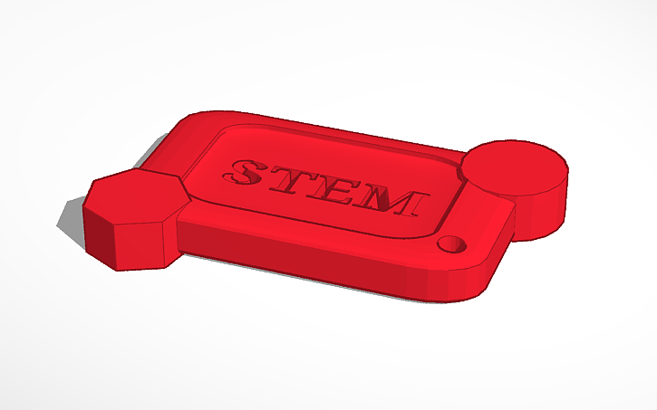3D design 1D99_Key Tag | Tinkercad