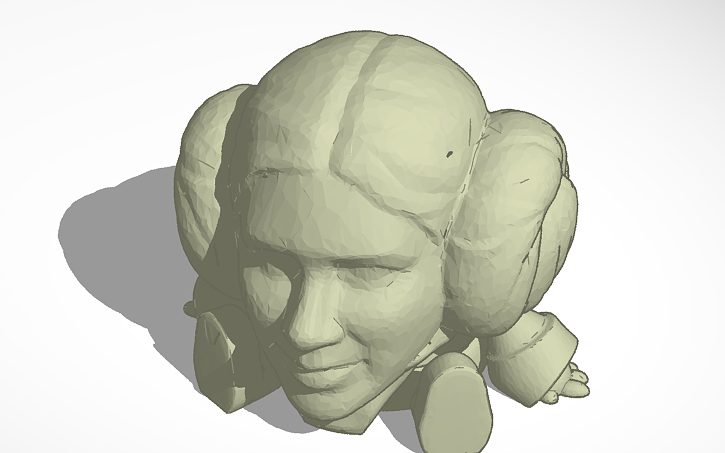 3D design Princess Leia Articulated Toy - Tinkercad