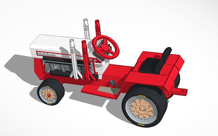 3d Design Santas Cub Cadet 106 Tinkercad