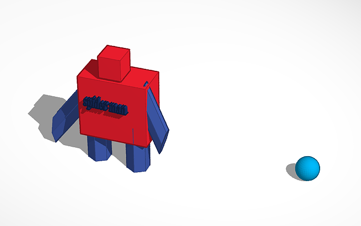 3D design spider man spider man - Tinkercad