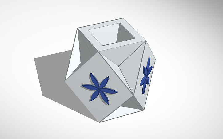 3D design Fancy Flower Pot - Tinkercad