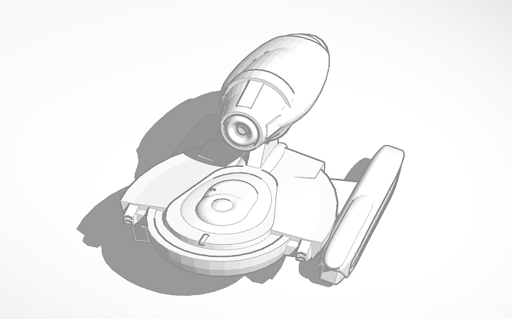 3D design Defiant-Class Light Cruiser (TOS-Era) - Tinkercad