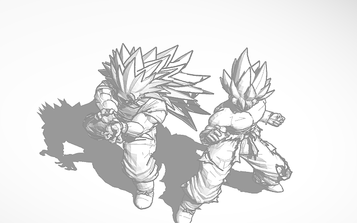 3D design Goku - Tinkercad