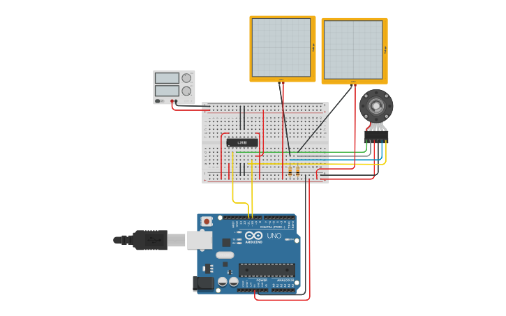Circuit design PWM - Tinkercad