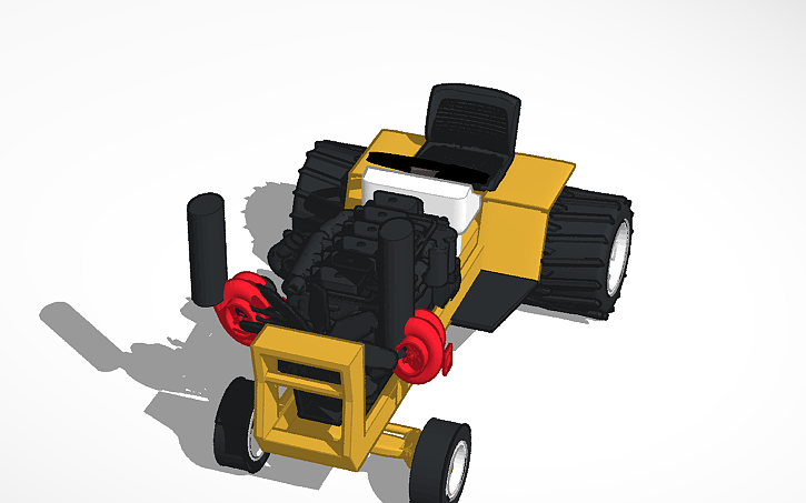 3d Design Racing Cub Cadet 1863 Tinkercad