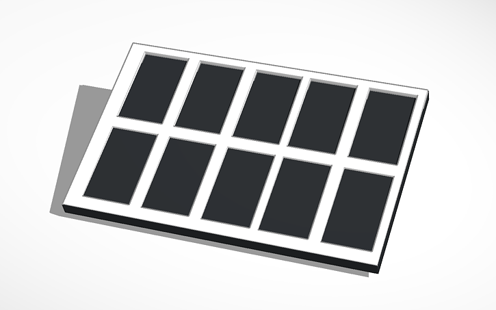 3D design solar panels - Tinkercad