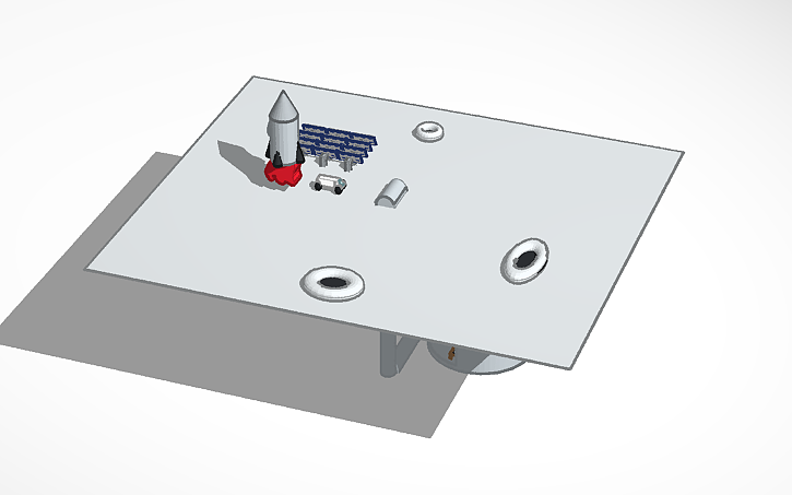 3D design base lunar by shengjie &Joel - Tinkercad