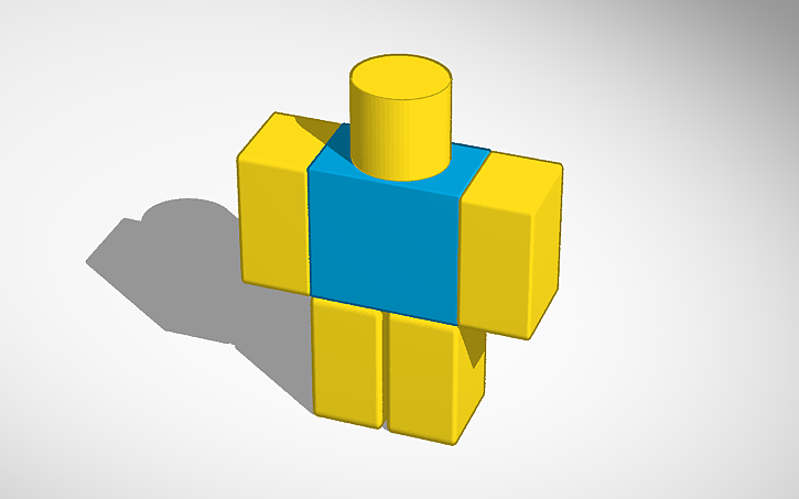3D design Roblox NOOB - Tinkercad