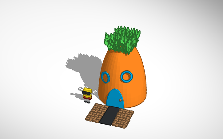 3D design Moss Spongebob - Tinkercad