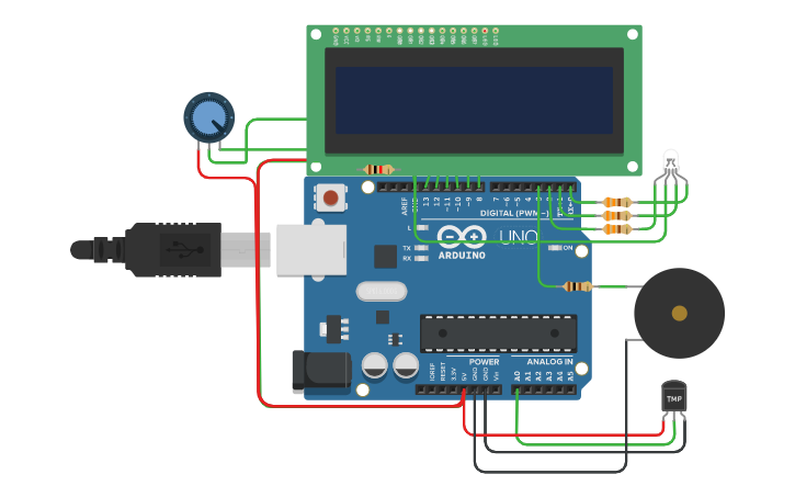 Circuit Design Weather Station Tinkercad