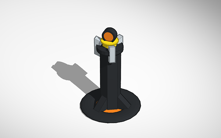 3D design inferno tower - Tinkercad