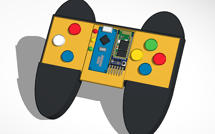 3D design joystick - Tinkercad