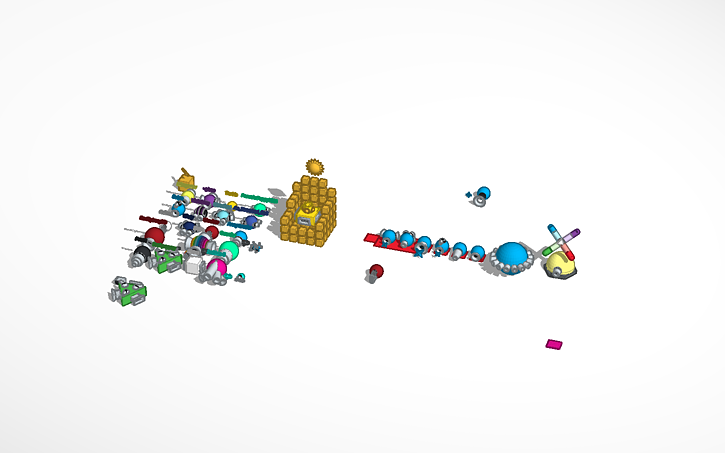 3D design Diep.io 3D very highly detailed - Tinkercad