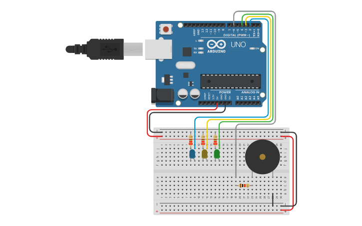 Circuit design Mini Project Task 4 | Tinkercad