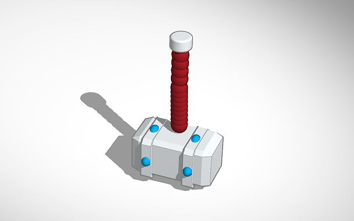 3D design Mjolnir from the comics | Tinkercad