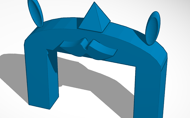 3D design Jaces gate arch | Tinkercad
