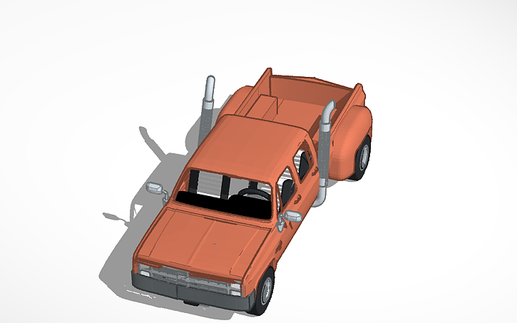3D design 86 chevy square body dually abandoned RESTORED - Tinkercad