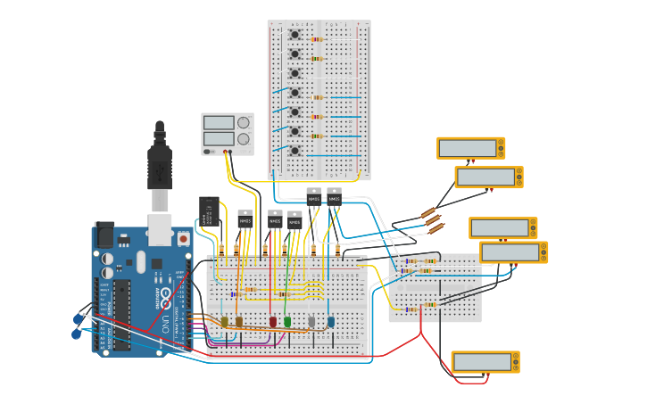 Circuit design FULL Nissan Steering Wheel Control (SWC) | Tinkercad