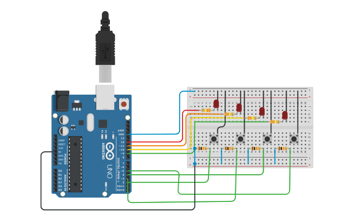 Circuit Design โปรแกรมที่4 Tinkercad