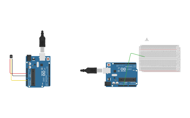 Circuit Design Rangkaian Sensor Suhu Lm35 Tinkercad