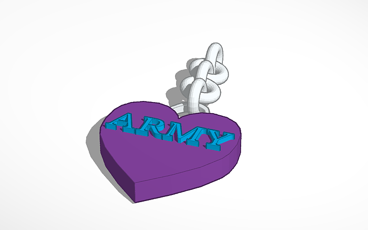 3D design ARMY (BTS) - Tinkercad