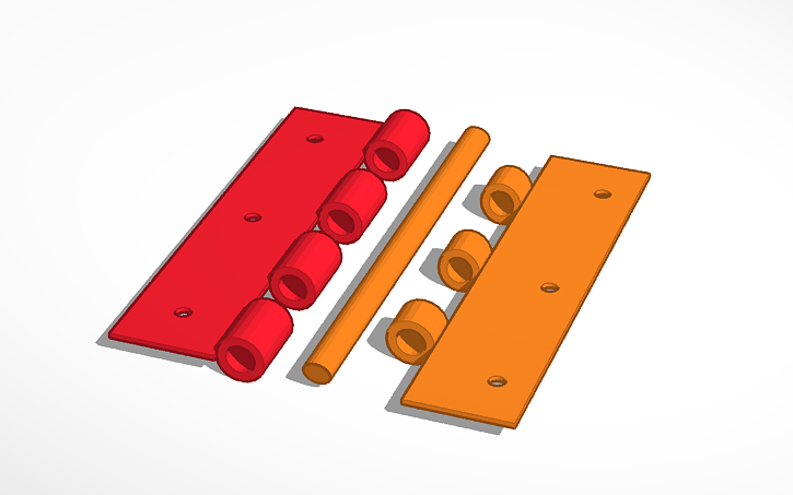 3D design hing - Tinkercad