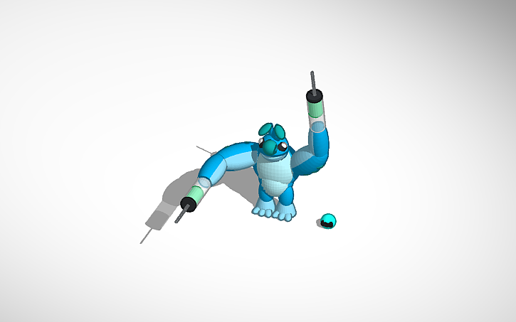 3D design Experiment 828: Needler - Tinkercad