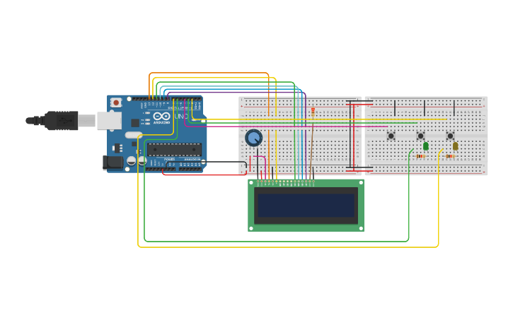 Circuit design Two Timers | Tinkercad