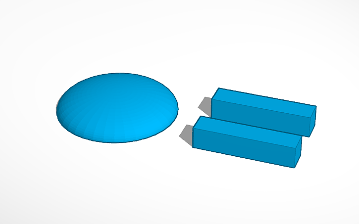 3D design Iron Man Printable- Arc Reactor and Eyes - Tinkercad