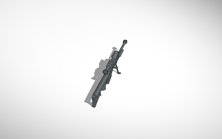 3D design 50 cal. - Tinkercad