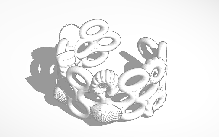 3D design Copy of haley nautilus bracelet | Tinkercad