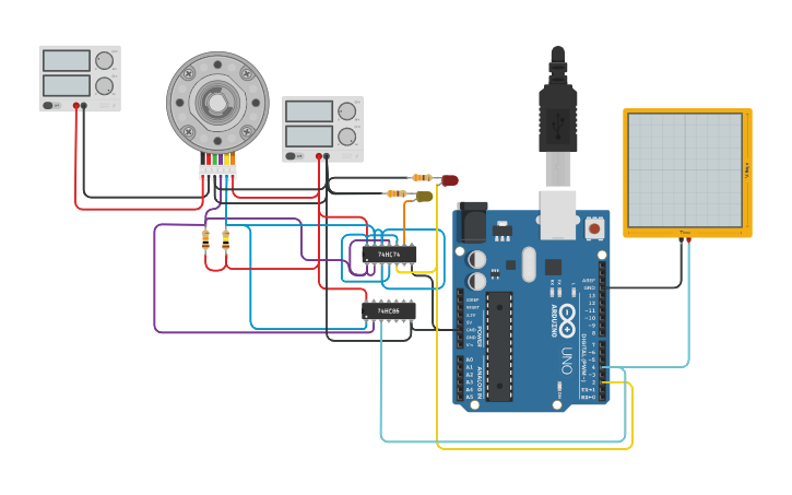 Circuit design Motor Control - Tinkercad
