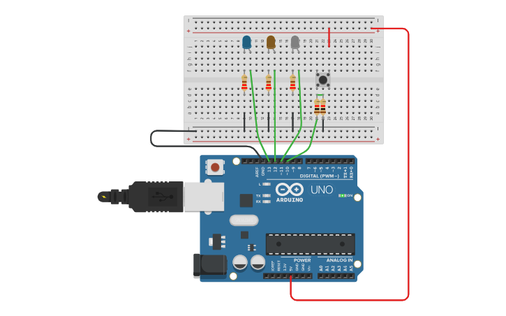 Circuit design pull down | Tinkercad