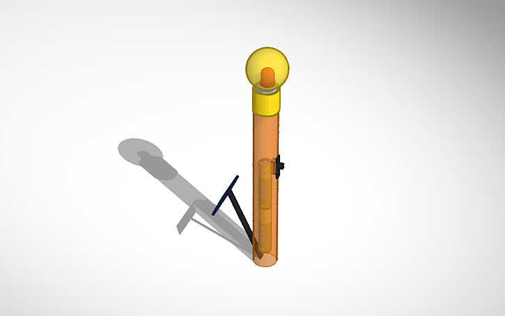 3d Design Solar Torch Tinkercad