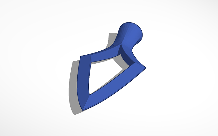 3D design empty arrow head | Tinkercad