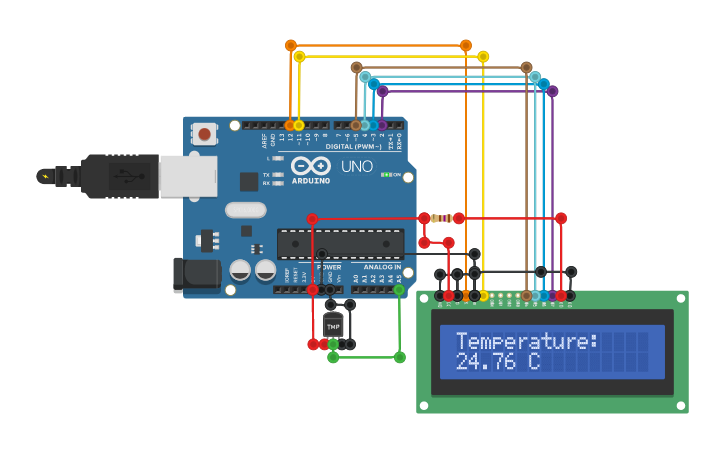 Circuit Design 19a Temperature Sensor Lm35 Tinkercad