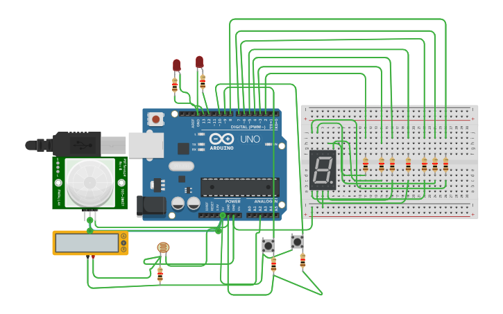 Circuit Design Test Analog Tinkercad