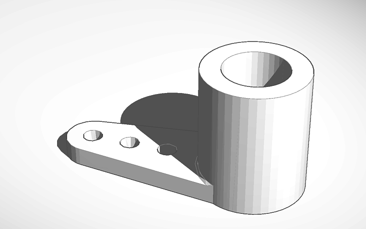 3D design Servo threaded rod 9g shaft - Tinkercad