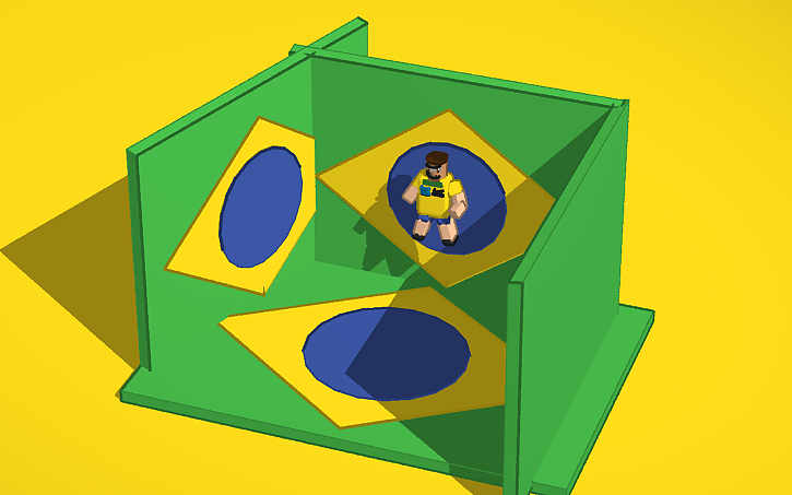 3D design BRUNO TIME DO BRASIL - Tinkercad