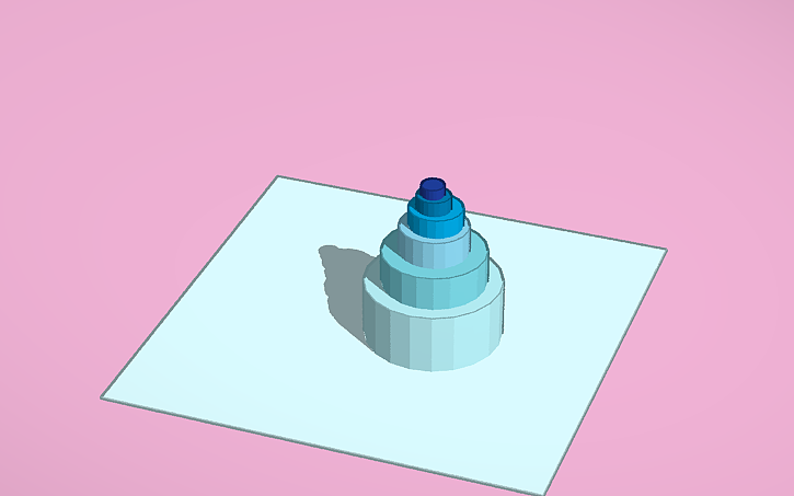 3D design Copy of I made a cute cake I hope you like it. - Tinkercad