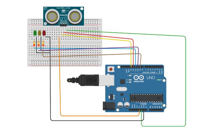 Circuit design Sensor 2 | Tinkercad